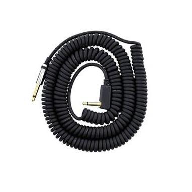 Vox Coiled Instrument Cable Black 9m – Music Mart